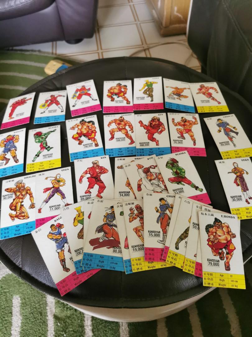 Rare street fighter cards from the 1990s., Hobbies & Toys, Memorabilia ...