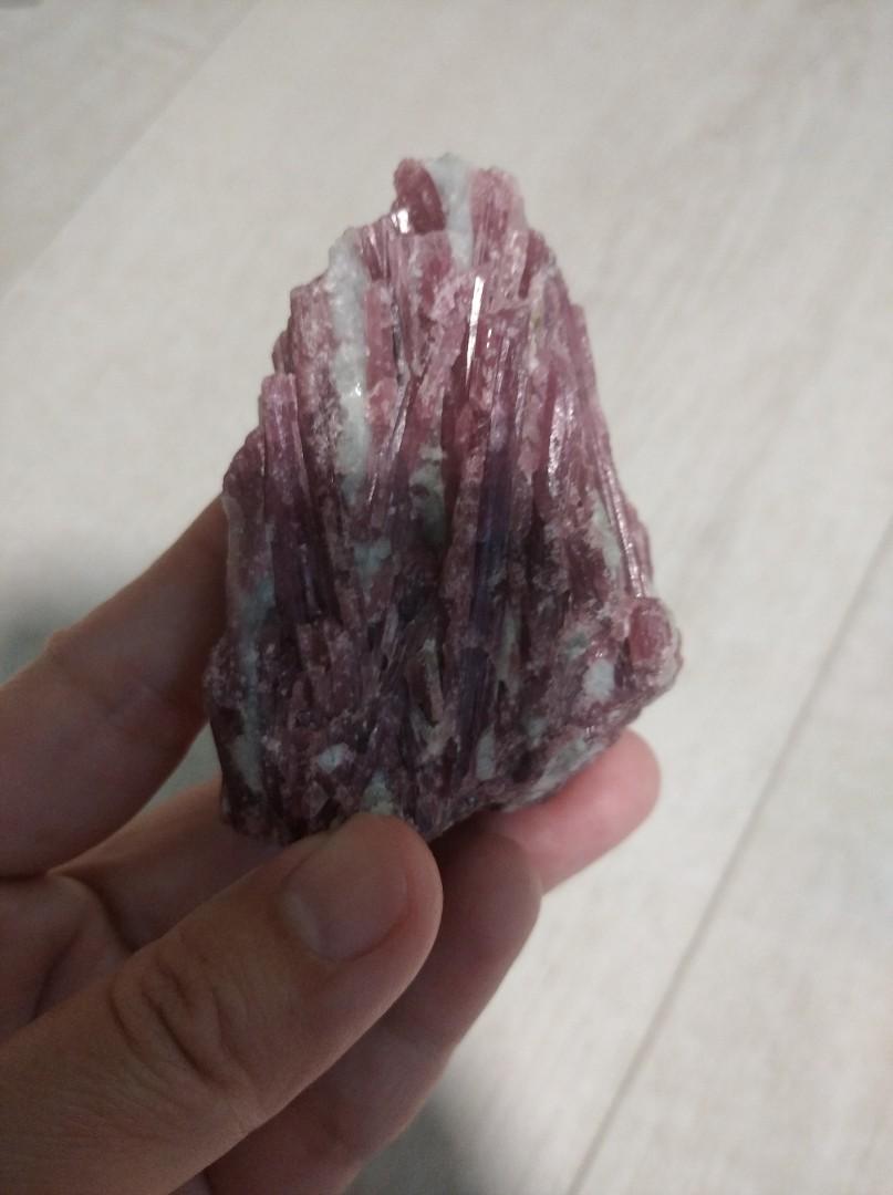 Raw Cinnabar & Pink tourmaline, Women's Fashion, Jewelry & Organisers ...