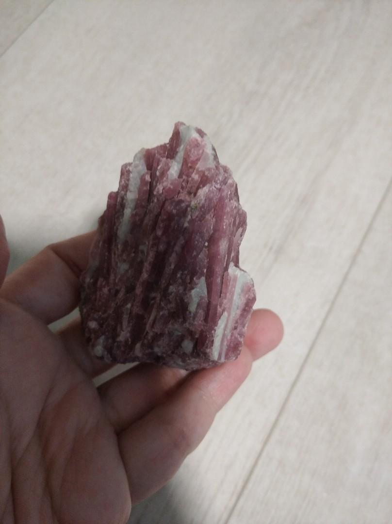 Raw Cinnabar & Pink tourmaline, Women's Fashion, Jewelry & Organisers ...