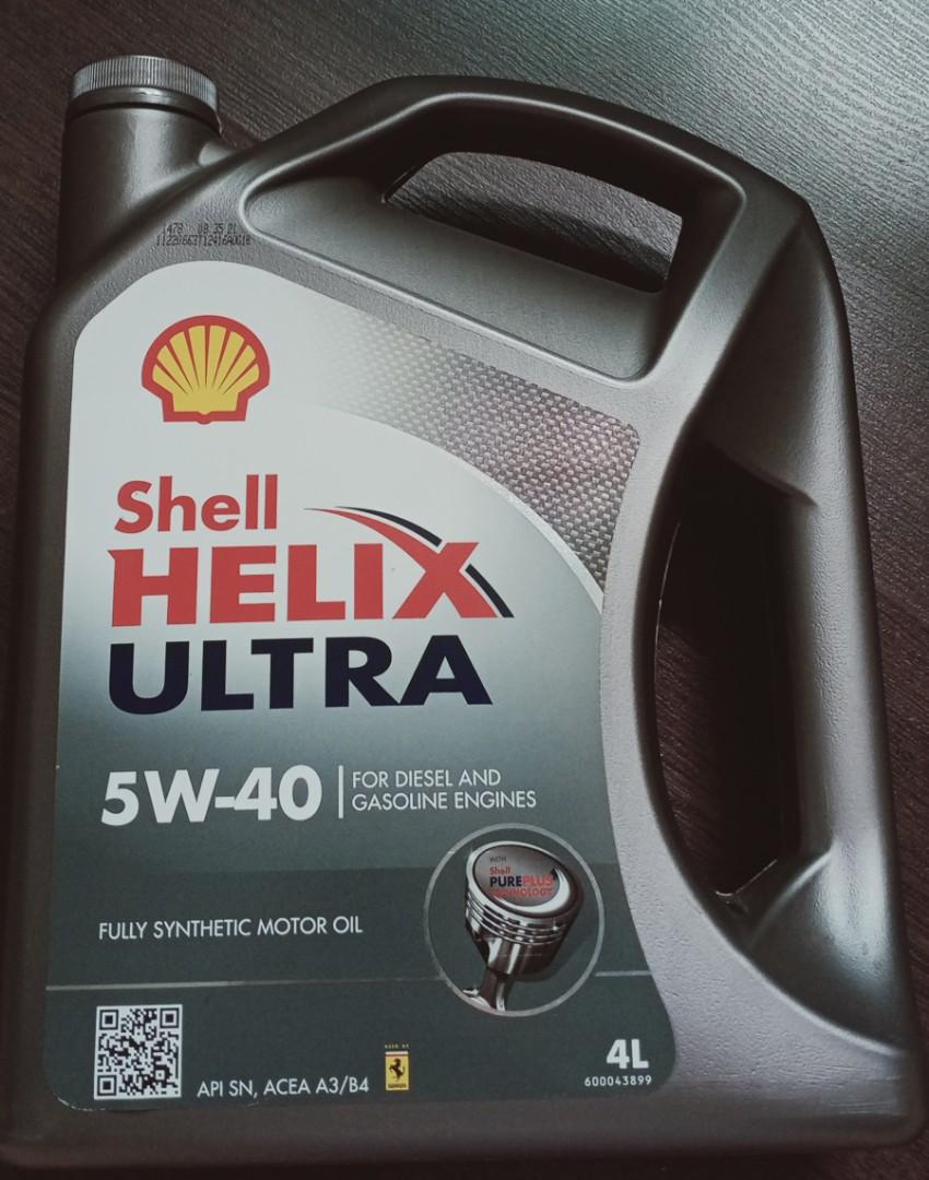 Shell Helix Ultra 5W-40 4L, Car Accessories, Accessories on Carousell