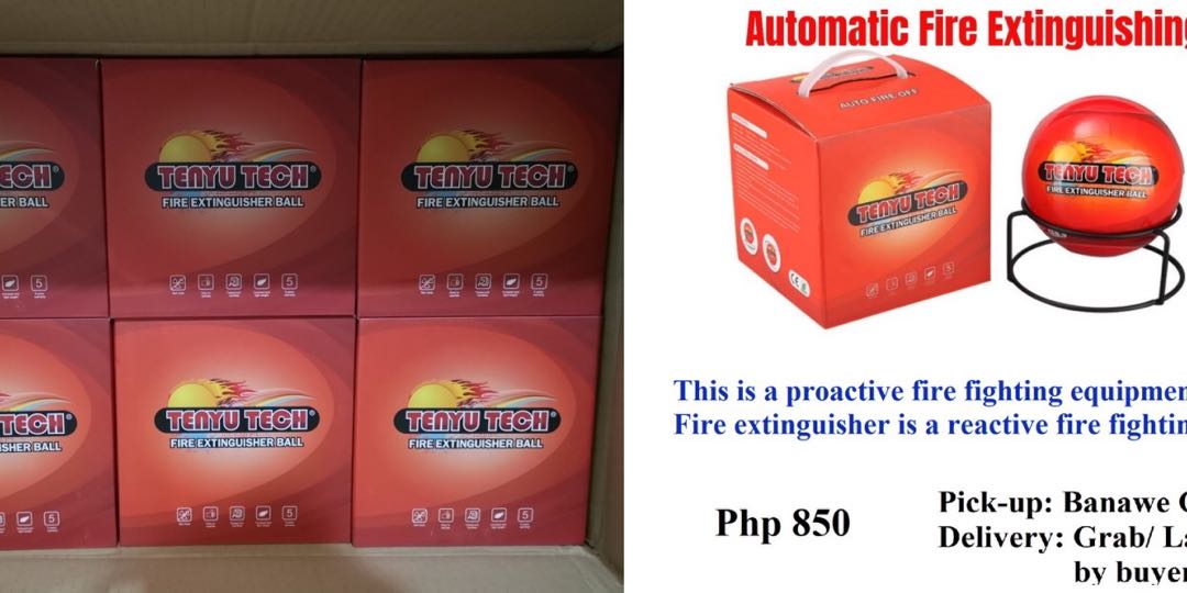 Tenyu Fireball (automatic fire extinguisher system), Commercial ...