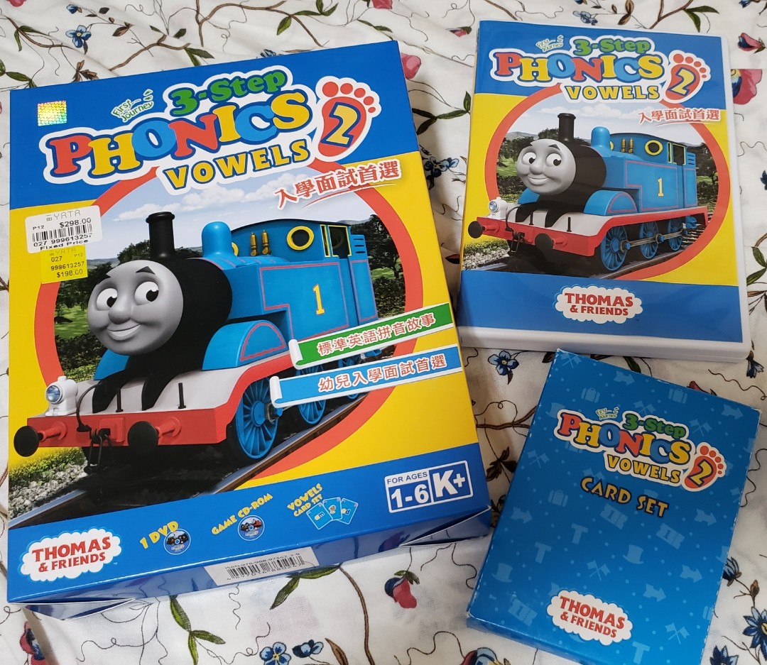 Thomas & Friends: 3-Step Phonics (Step 2 - Vowels), 興趣及遊戲, 收藏品及紀念品, 明星 ...