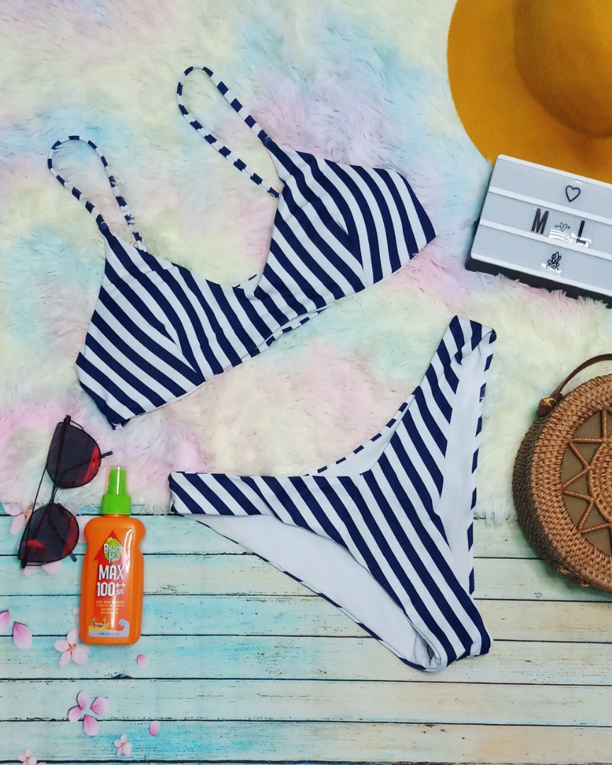 V-Cut bottom two piece, Women's Fashion, Swimwear, Bikinis & Swimsuits ...