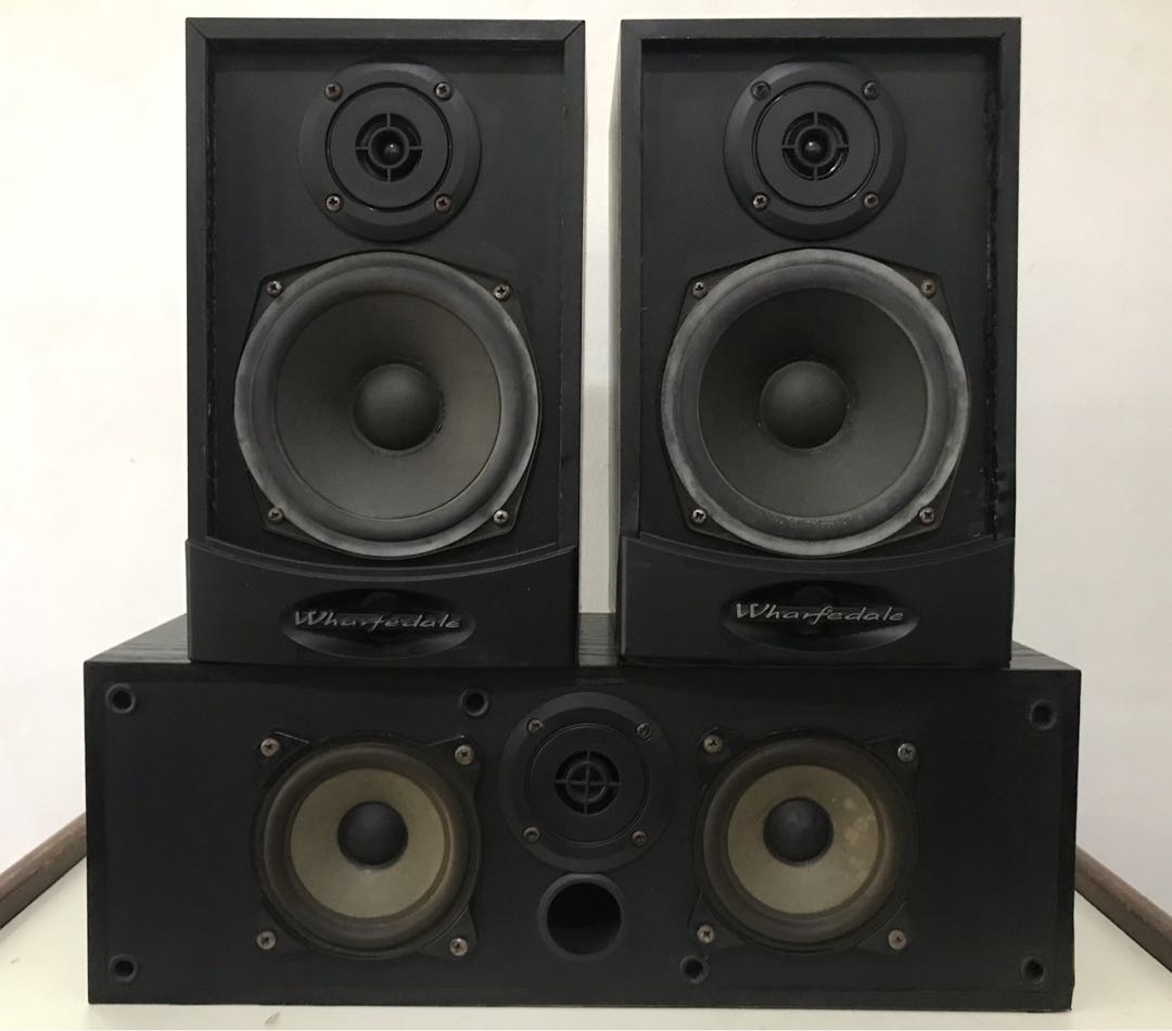 Wharfedale Bookshelf and Center Channel Speakers (Valdus), Audio, Other ...