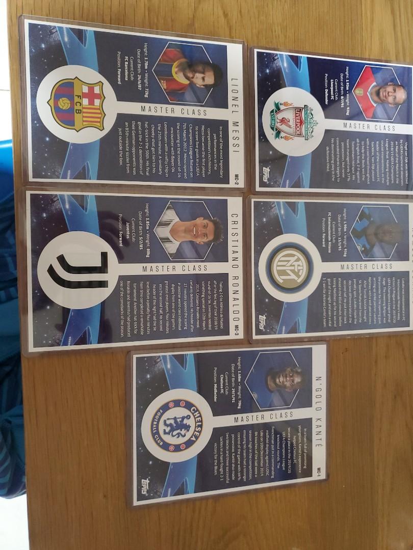 2020-2021 topps best of the best MC-1 MC-2 MC-3 MC-4 MC-5 master class ...