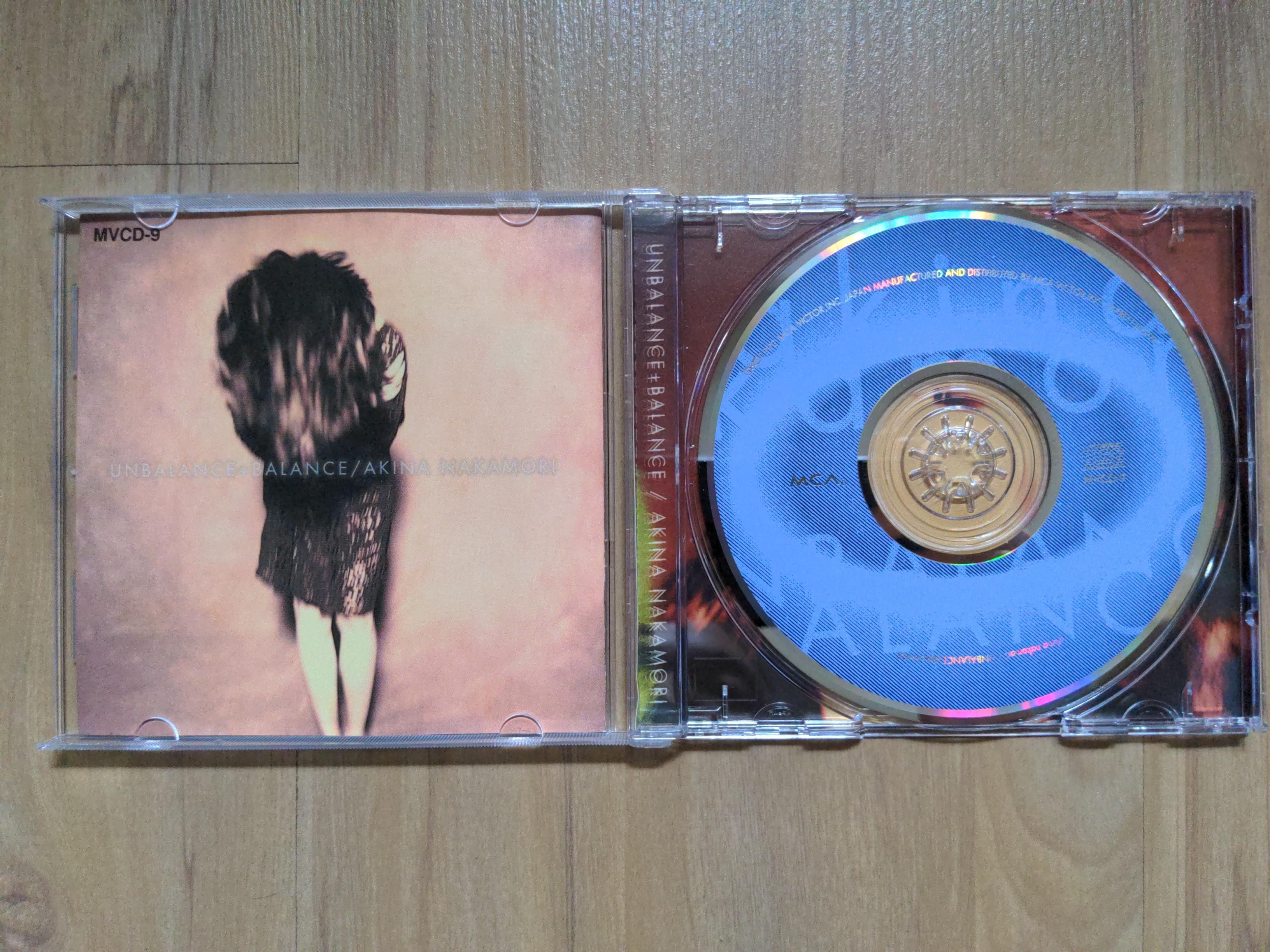 [日版初版] 中森明菜 CD專輯大碟 UNBALANCE+BALANCE (MVCD-9), 興趣及遊戲, 音樂、樂器 & 配件, 音樂與媒體 ...