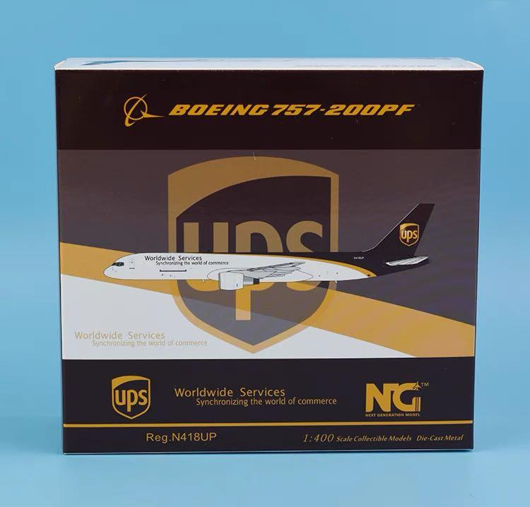 [ NG Model 1:400 ] 聯合包裹 UPS B757-200F N418UP, 興趣及遊戲, 玩具 & 遊戲類 - Carousell