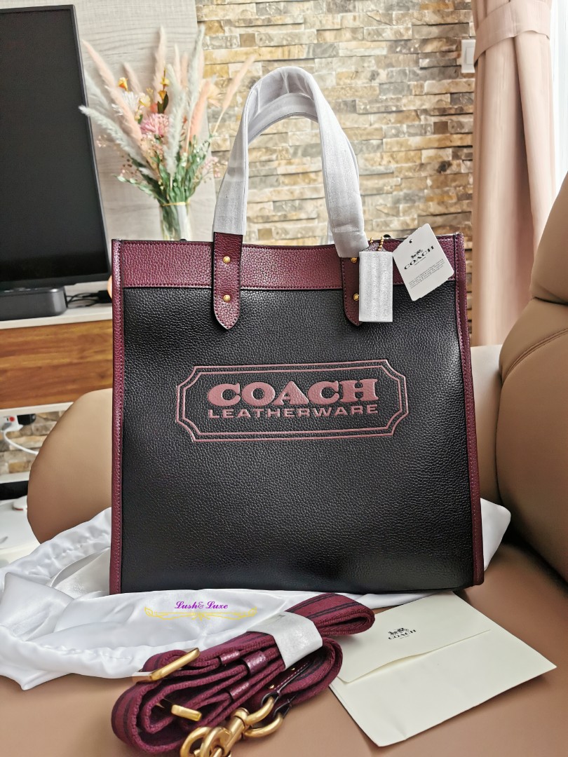 Coach Field Tote 30 in Colourblock Series, Women's Fashion, Bags ...