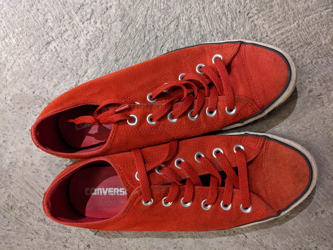 Converse Ultra Rare Limited Red Suede, Men's Fashion, Footwear ...