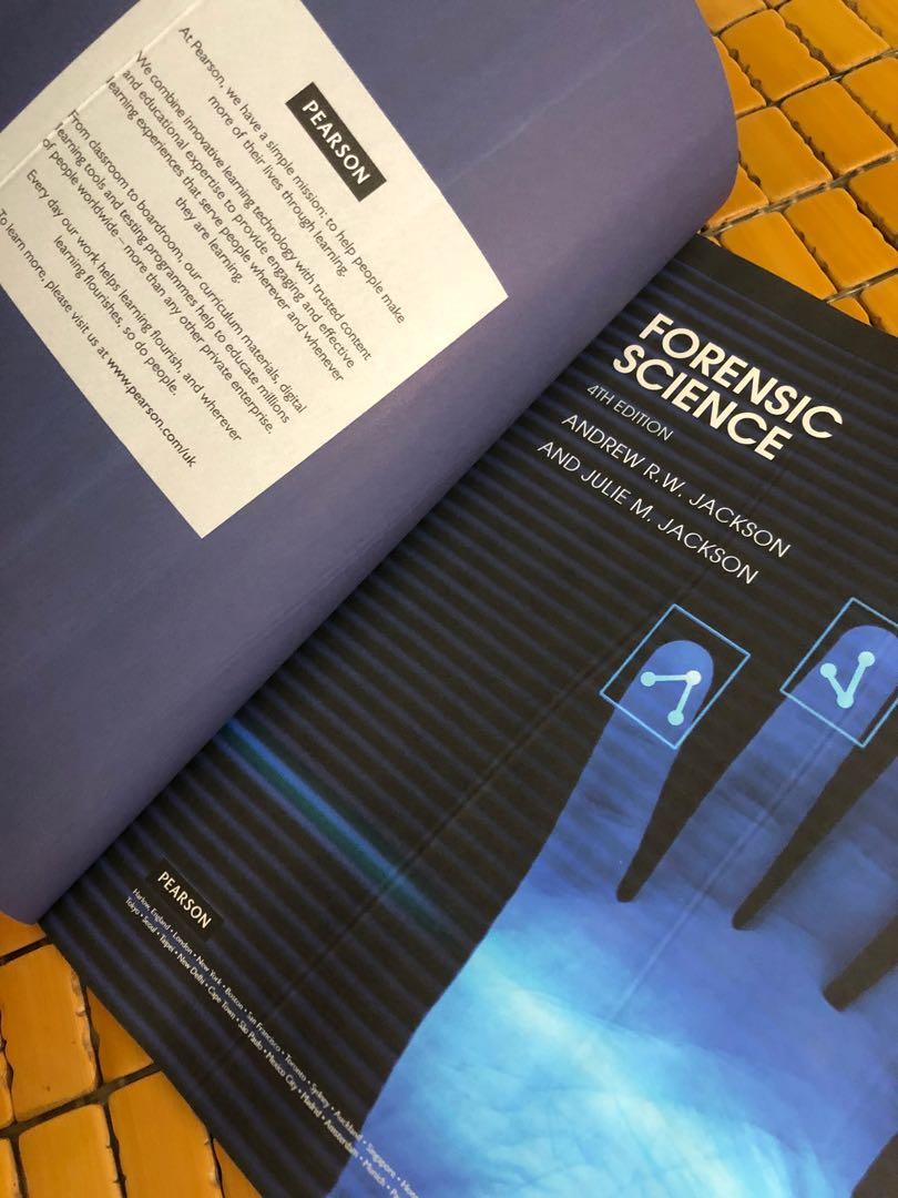 Forensic Science 4 Ed. A. Jackson, Hobbies & Toys, Books & Magazines ...