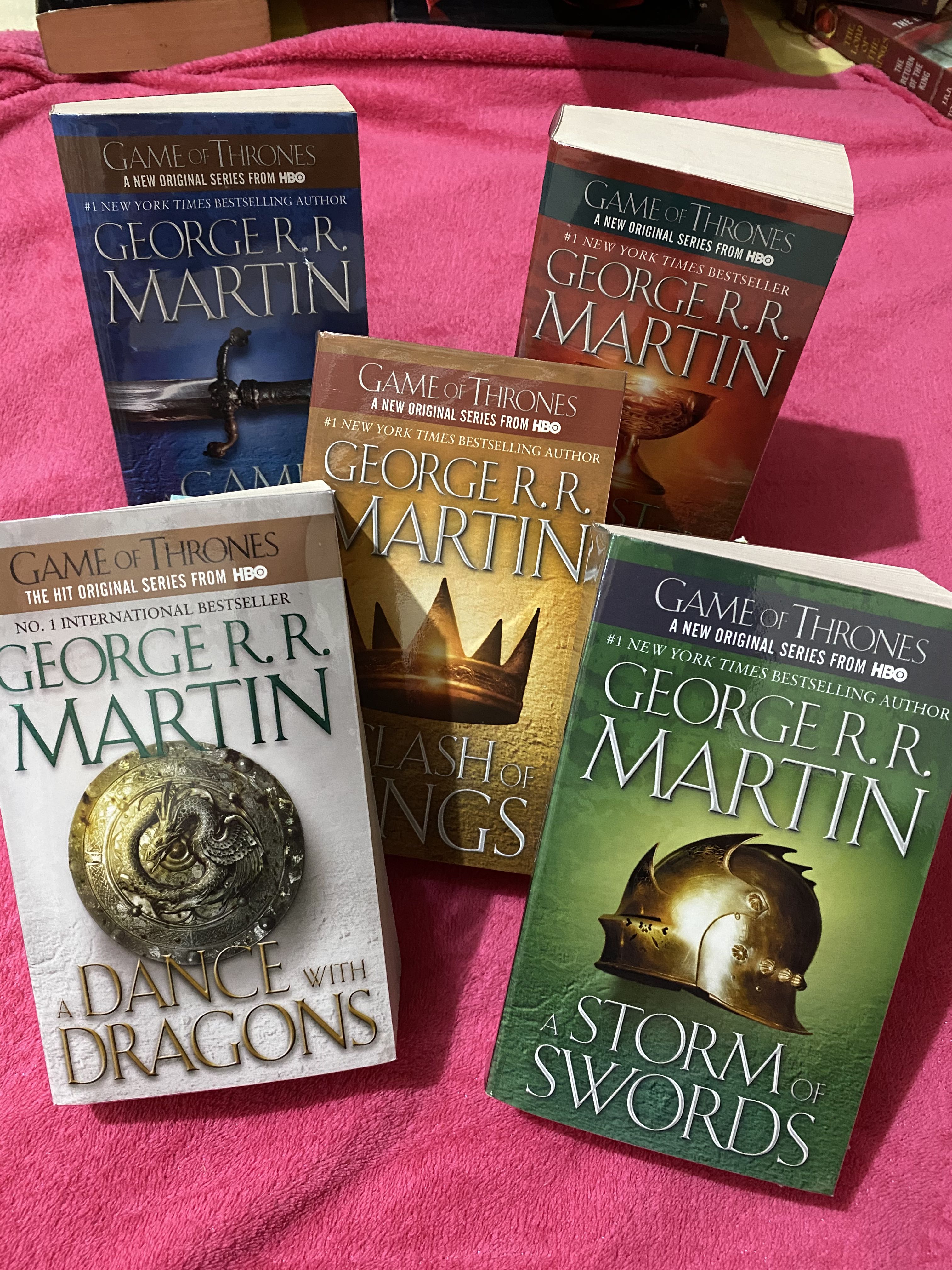 Game of Thrones Complete Book Set, Hobbies & Toys, Books & Magazines ...