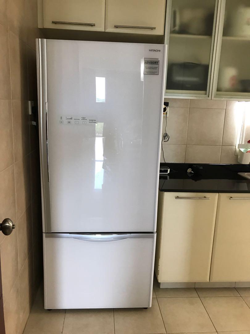 Hitachi R-B570P7MS bottom freezer refrigerator, TV & Home Appliances ...