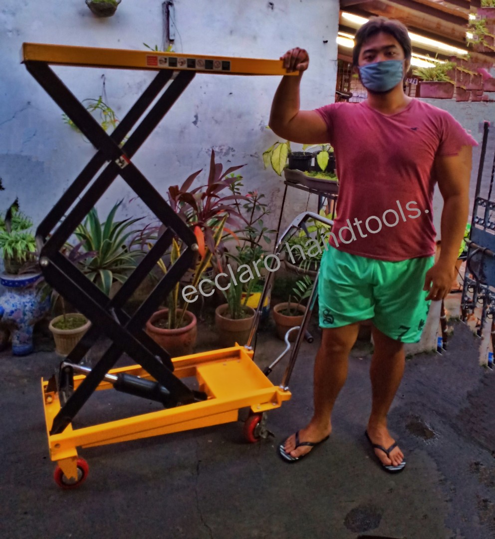 Hydraulic platform lift push cart. HEAVY DUTY, Commercial & Industrial ...