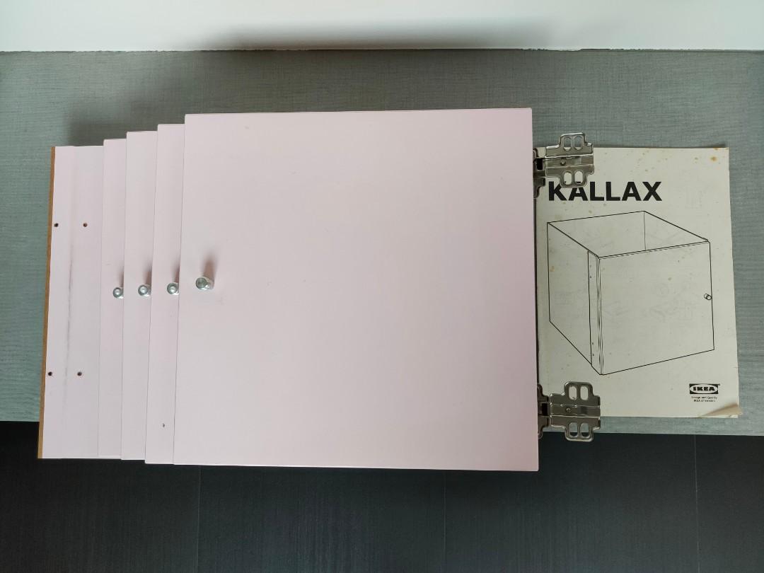 4 IKEA pink Kallax doors, Furniture & Home Living, Furniture, Shelves ...