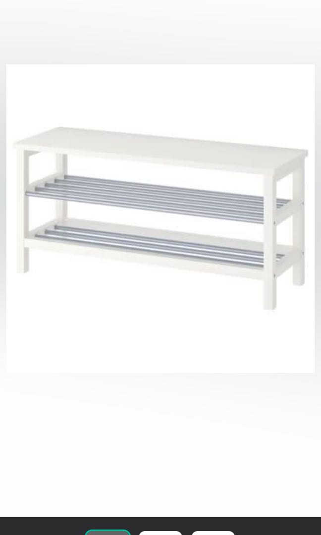 IKEA TJUSIG Shoe cabinet/rack, Furniture & Home Living, Furniture ...