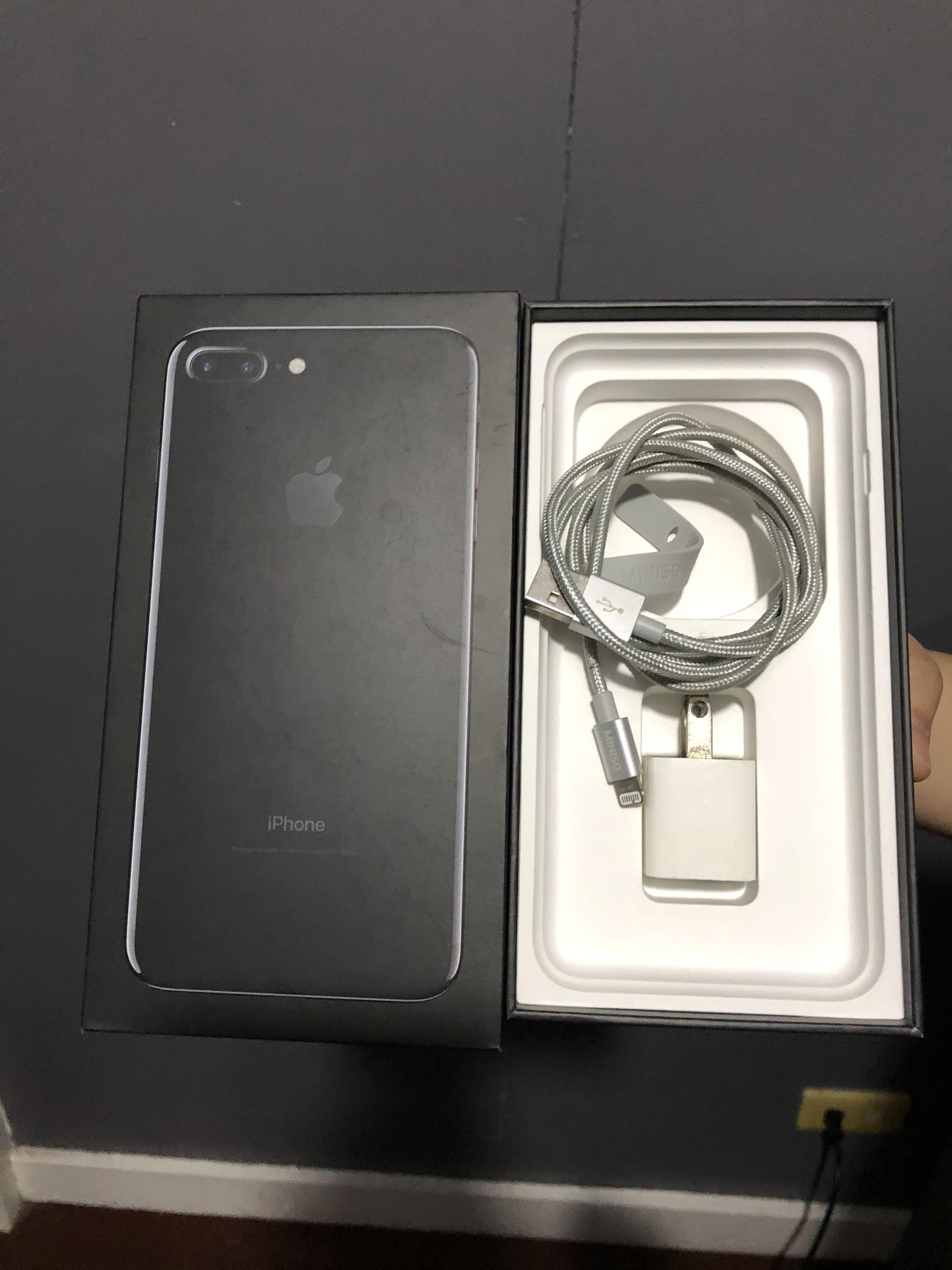 Iphone 7 plus 32gb jet black factory unlocked no hidden defects, Mobile ...