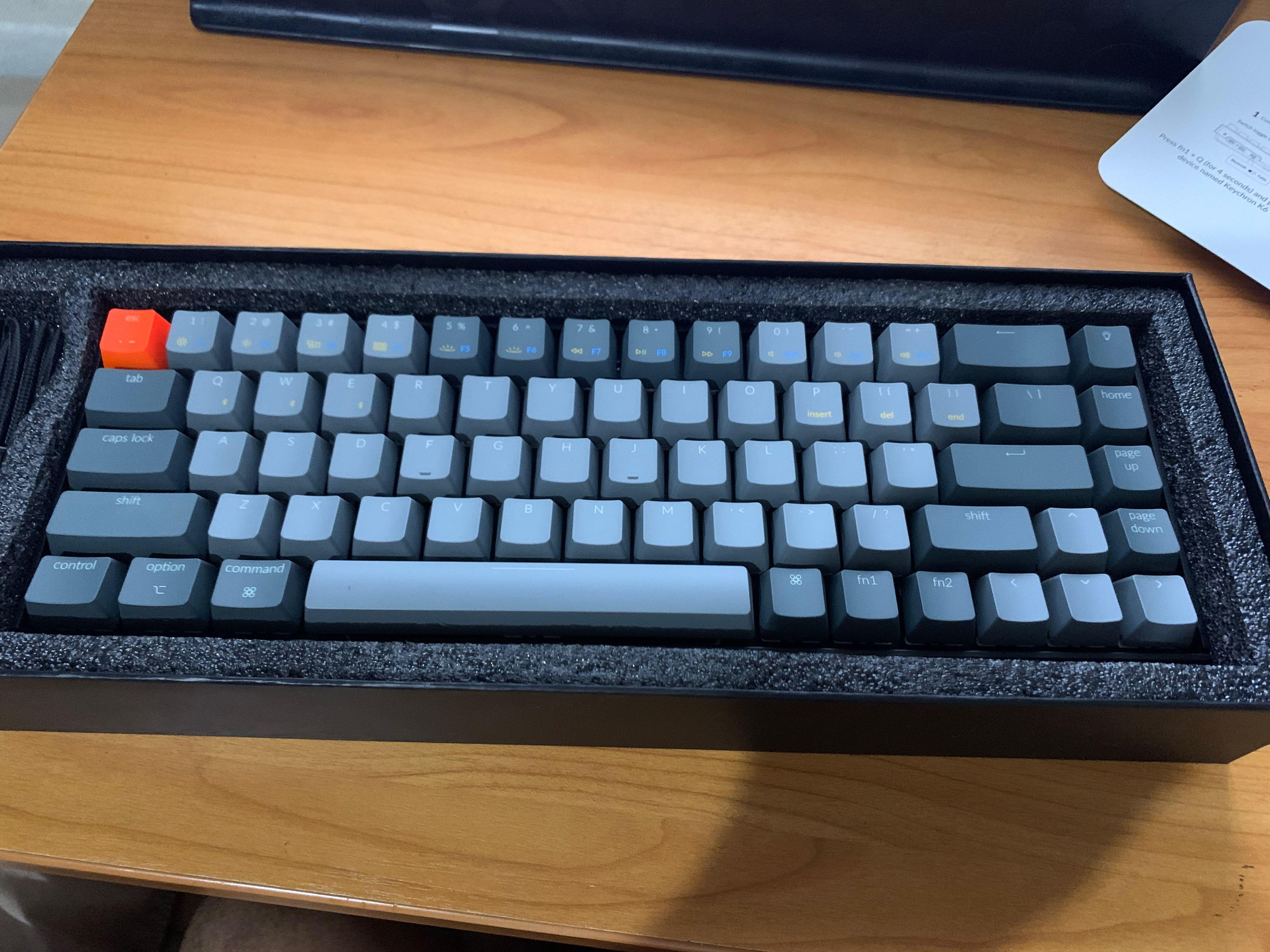 Keychron K6 Wireless Mechanical Keyboard, Computers & Tech, Parts ...