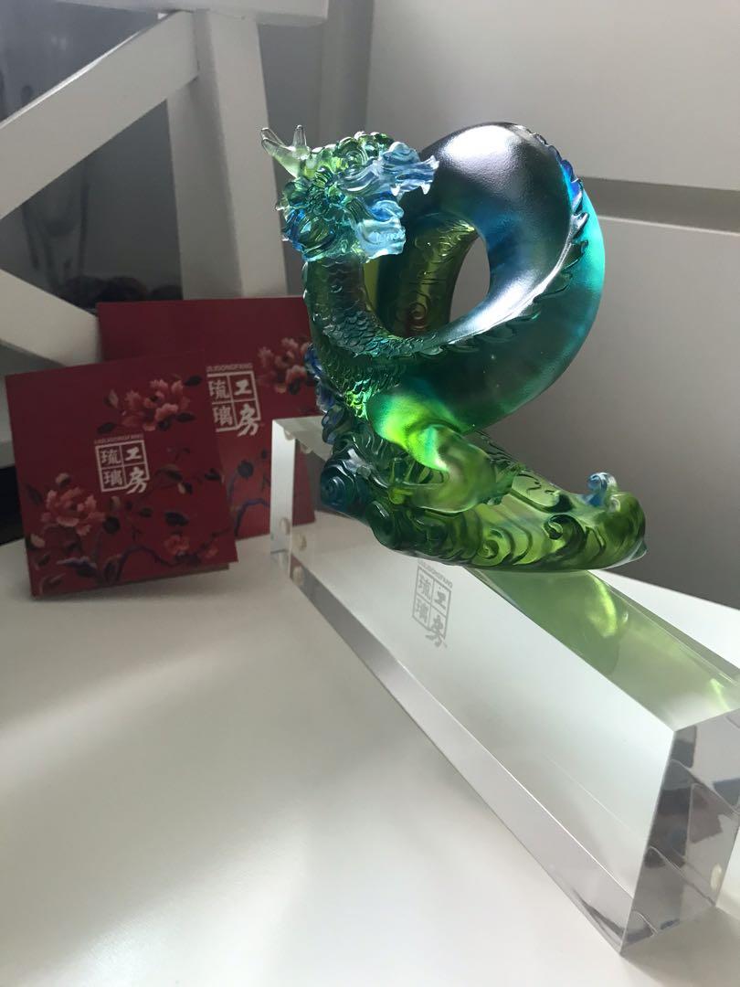 Liu Li gong fang crystal dragon, Women's Fashion, Jewelry & Organisers ...