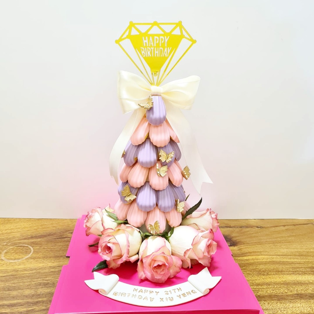 Madeleine Tower / Birthday Cake / 21st Birthday Cake, Food & Drinks ...