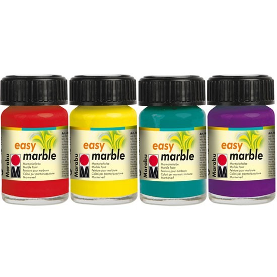 Marabu Marbling Paint Easy Marble Oil-based Paint, Hobbies & Toys ...