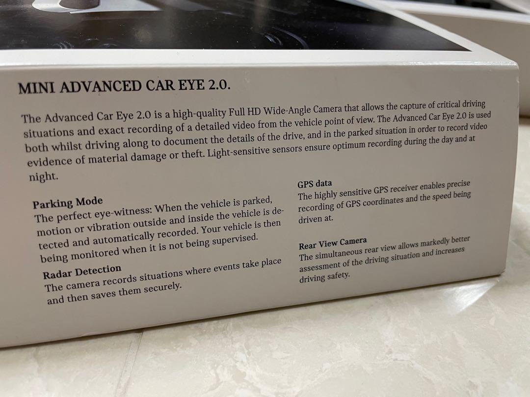 Mini Advanced Car Eye 2.0 camera Minj Cooper, Car Accessories ...