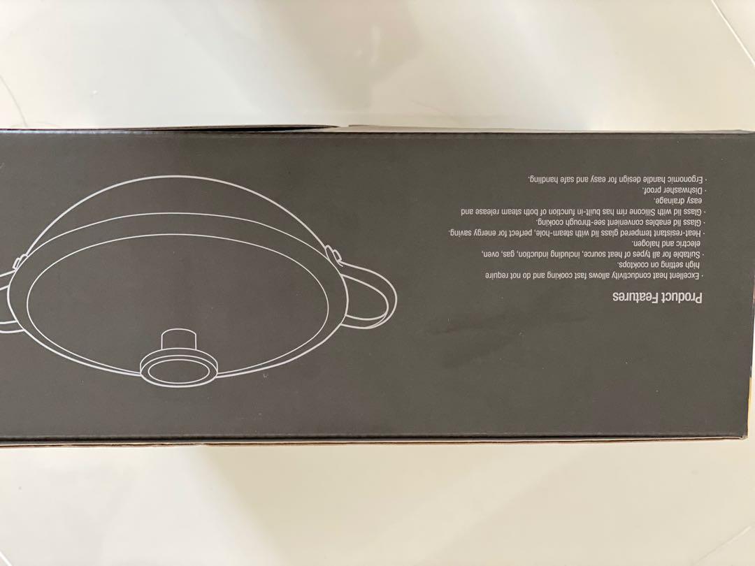 Neoflam Stainless Steel Wok, Furniture & Home Living, Kitchenware ...