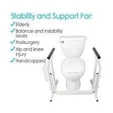 New Imported Vive Stand Alone Toilet Rail - Medical Bathroom Safety Assist Frame with Support ...