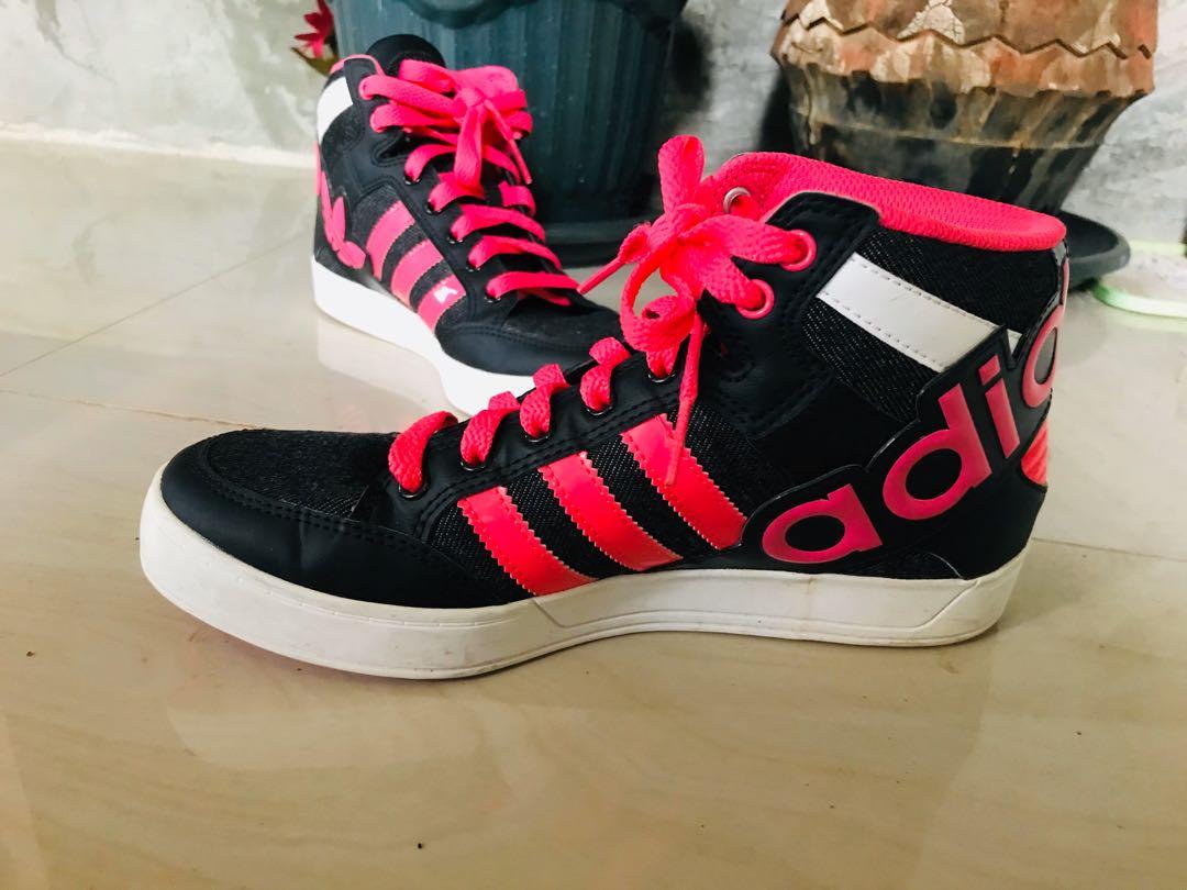 Original Adidas High Cut, Women's Fashion, Footwear, Sneakers on Carousell
