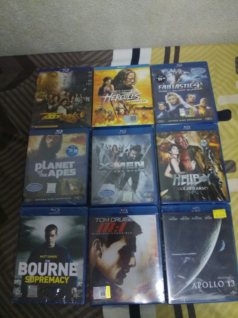 Original Blu ray movies, Hobbies & Toys, Music & Media, CDs & DVDs on ...