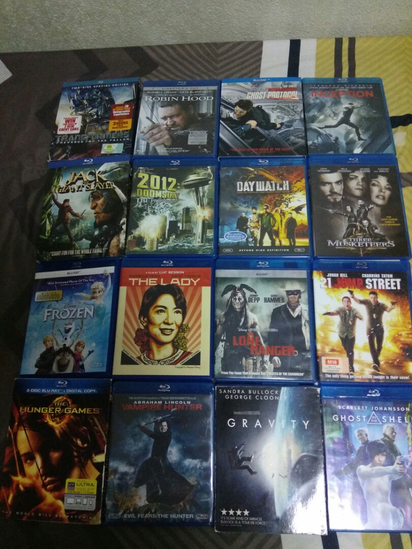 Original Blu ray movies, Hobbies & Toys, Music & Media, CDs & DVDs on ...