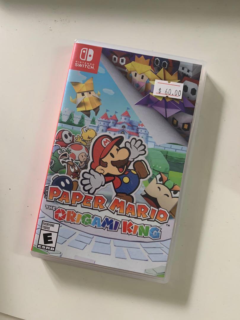 Paper Mario Switch Game, Video Gaming, Video Games, Nintendo on Carousell