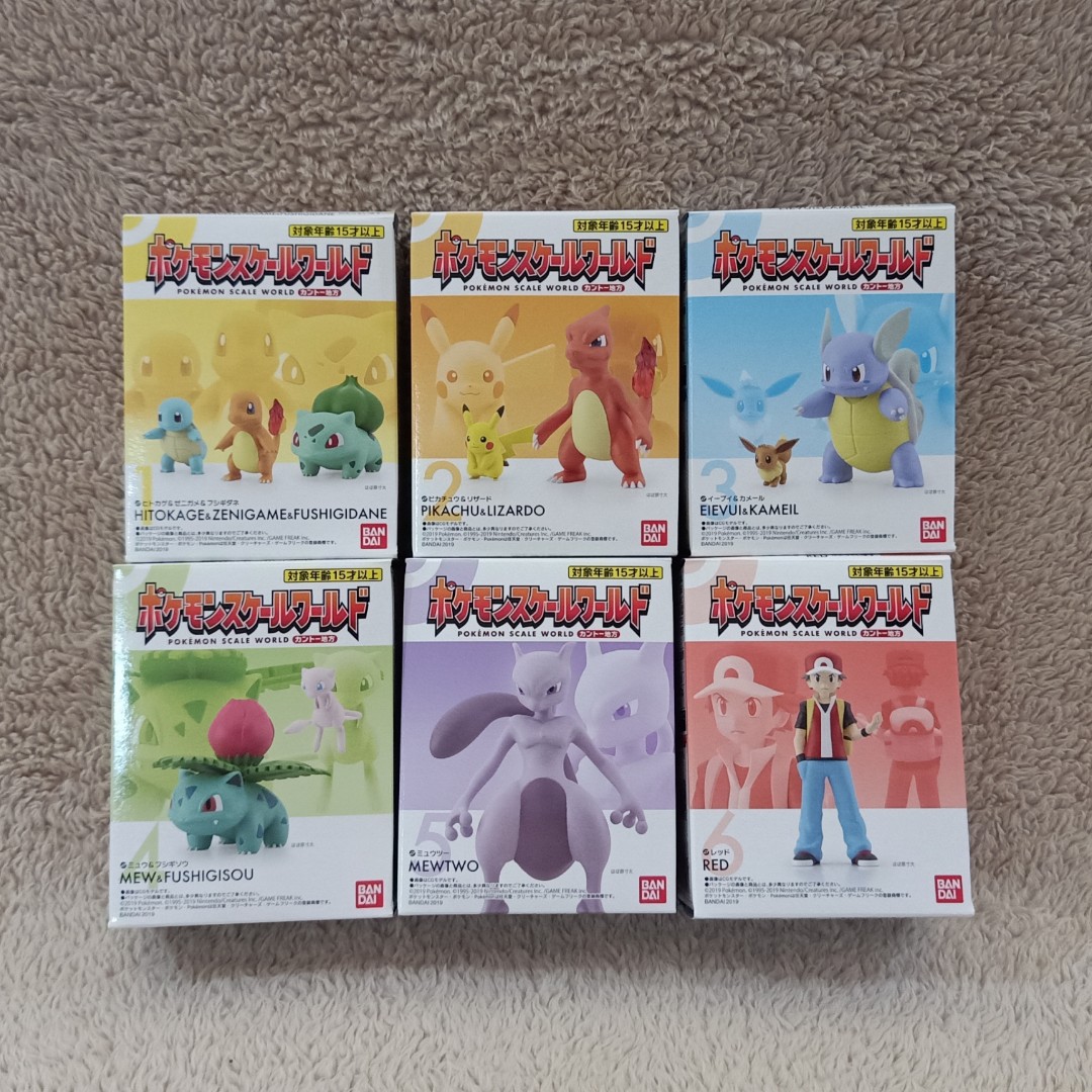 Pokemon Scale World: KANTO SET 1, Hobbies & Toys, Toys & Games on Carousell
