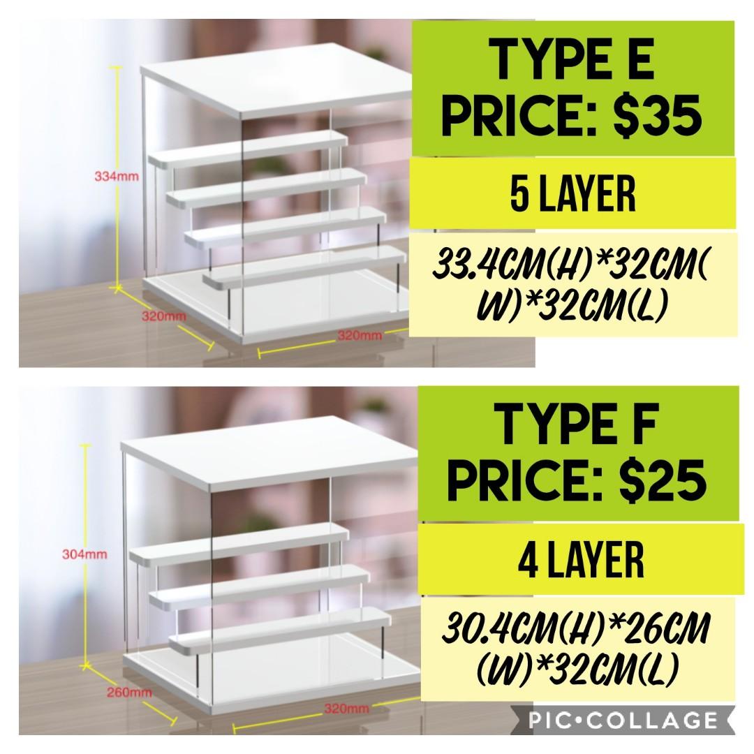 Popmart / Figurines / Blind Box Acrylic Display Box / Shelf, Furniture ...