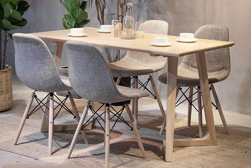[Preorder] Nordic Simple Wooden Dining Table, Furniture & Home Living ...