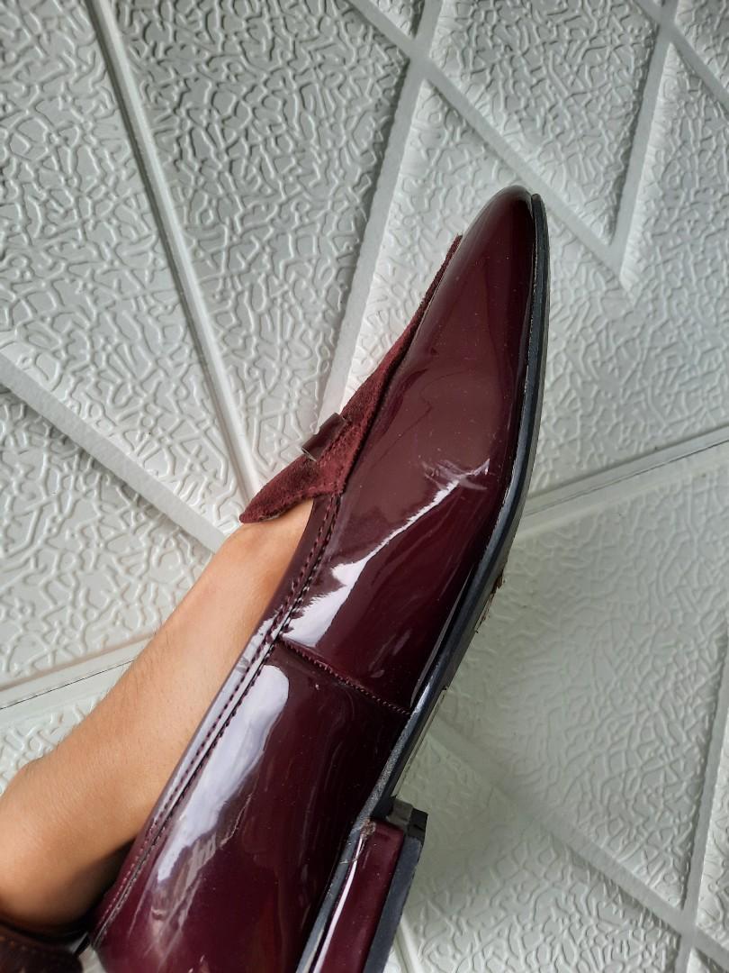 Rusty Lopez Burgundy Loafer Shoes, Women's Fashion, Footwear, Loafers ...
