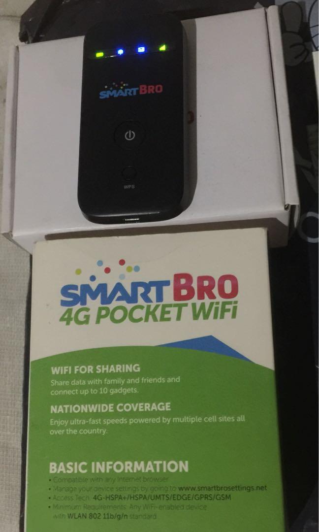 Smart Bro Pocket Wifi 4G with Sim card, Mobile Phones & Gadgets, Other ...