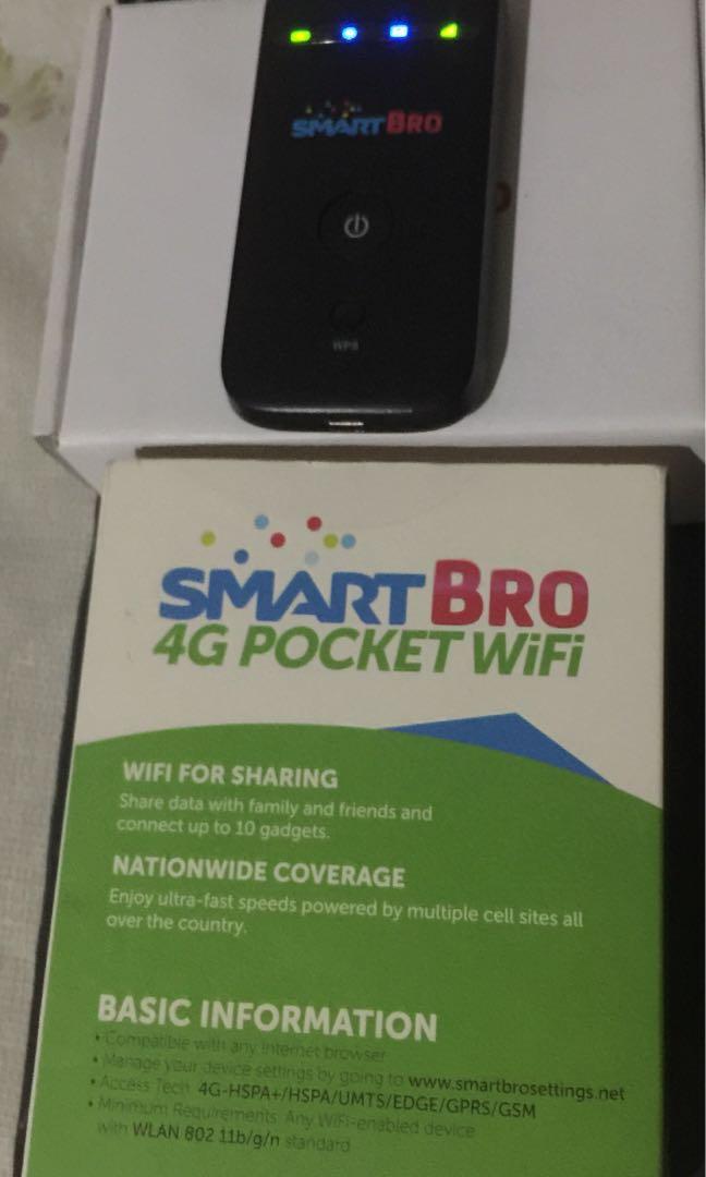 Smart Bro Pocket Wifi 4G with Sim card, Mobile Phones & Gadgets, Other ...