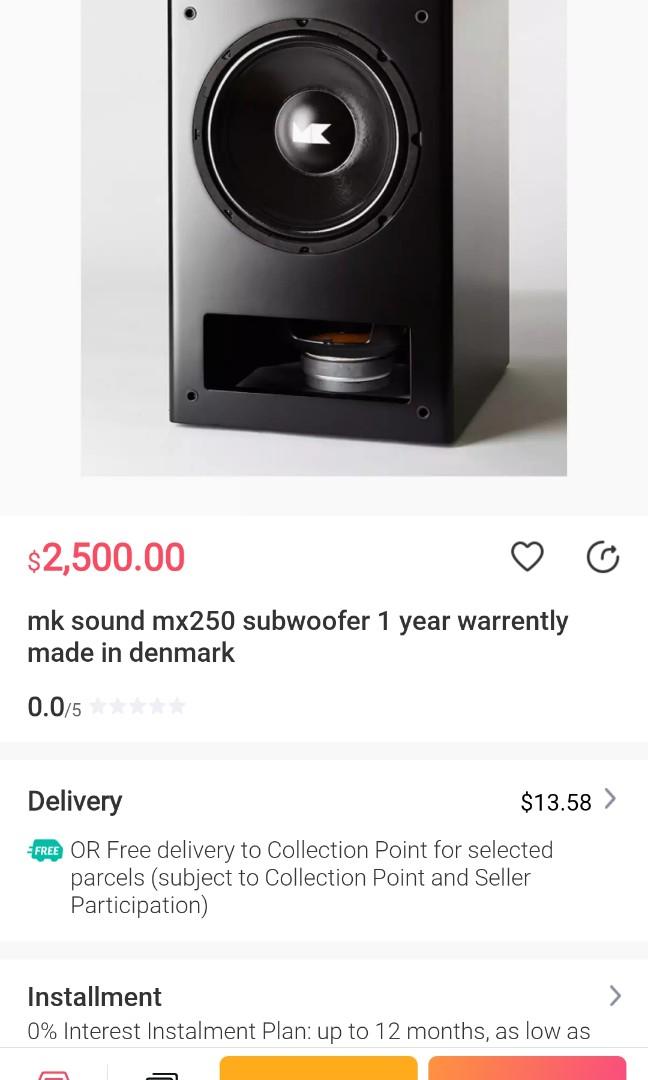 Subwoofer Miller & Kreisel, Audio, Soundbars, Speakers & Amplifiers on ...