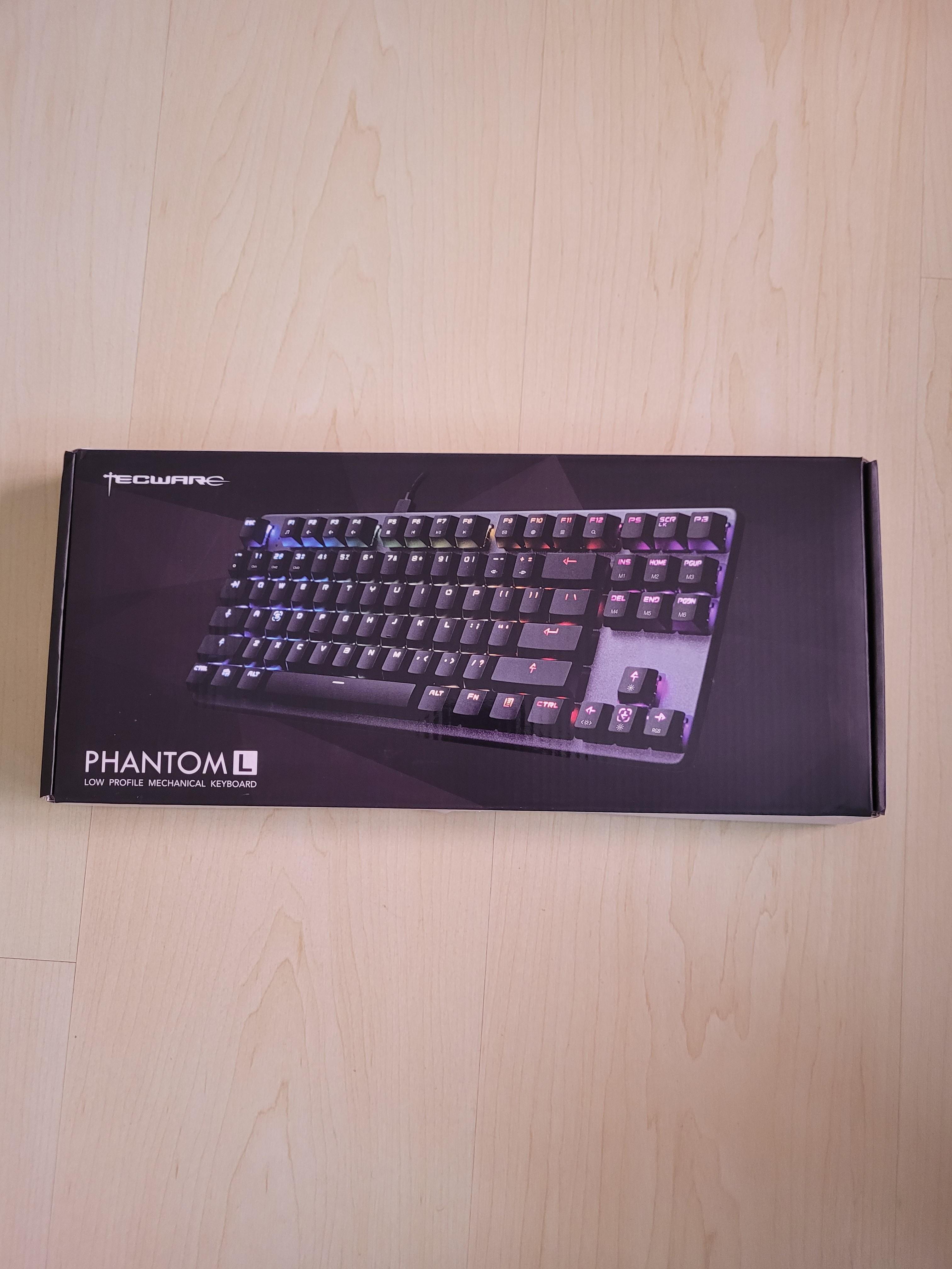 Tecware Phantom L Mechanical Keyboard *BROWN* Switches, Computers ...