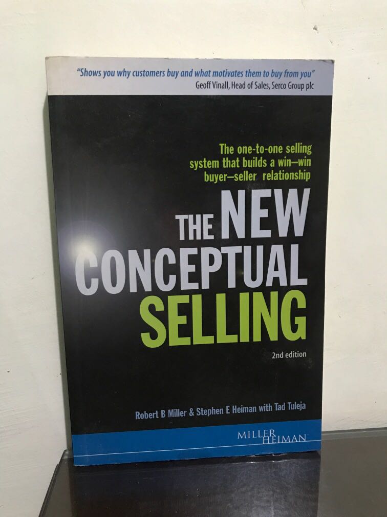 The New Conceptual Selling (Miller-Heiman), Hobbies & Toys, Books ...
