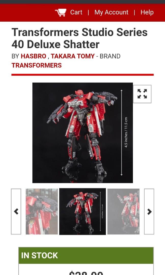 Transformers Bumblebee Studio Series 40 Deluxe Shatter BY HASBRO ...