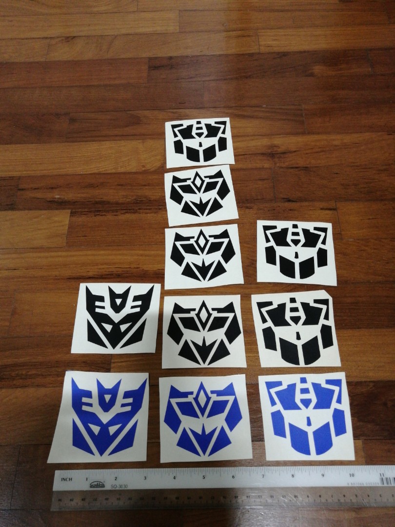 Transformers Stickers, Car Accessories, Accessories on Carousell