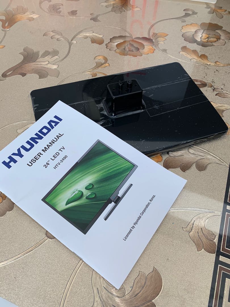 TV base (Hyundai HTV-2490 / 24” LED), TV & Home Appliances, TV ...