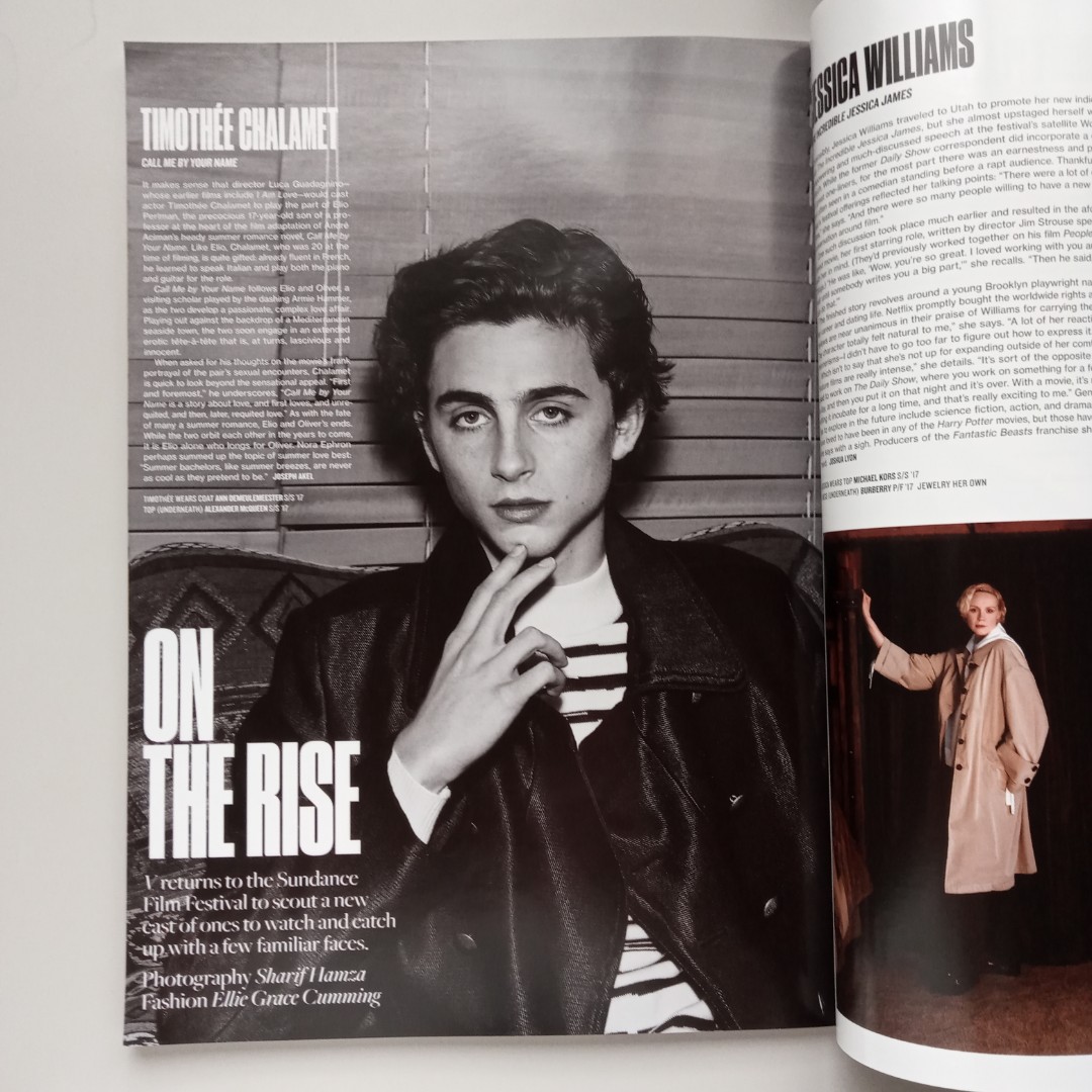 V MAGAZINE 第107期 雜誌 提摩西·夏勒梅 Timothée Chalamet, 書籍、休閒與玩具, 書本及雜誌, 雜誌在旋轉拍賣