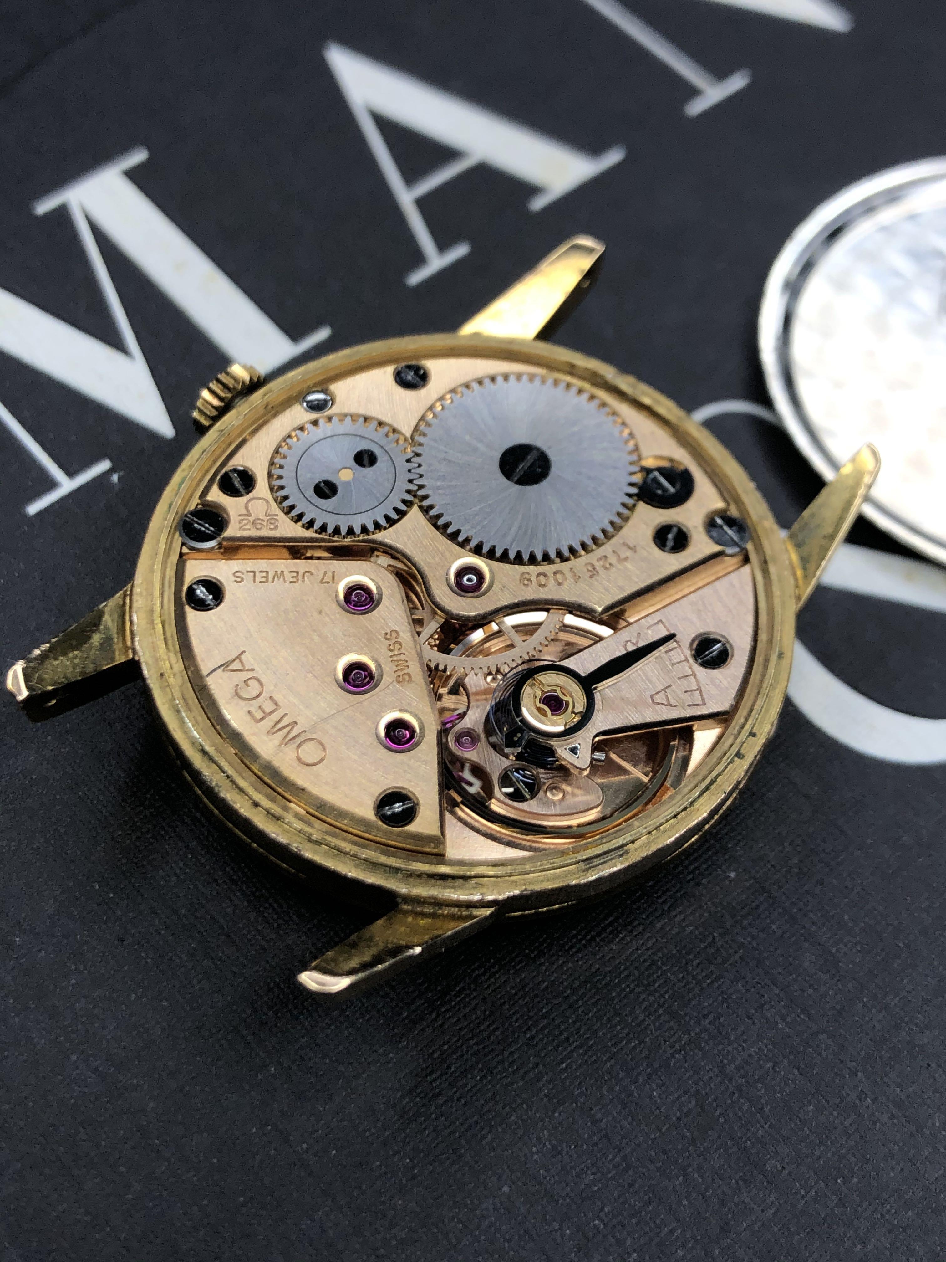 Vintage Rose Gold Omega Cal. 268 1960, Luxury, Watches on Carousell