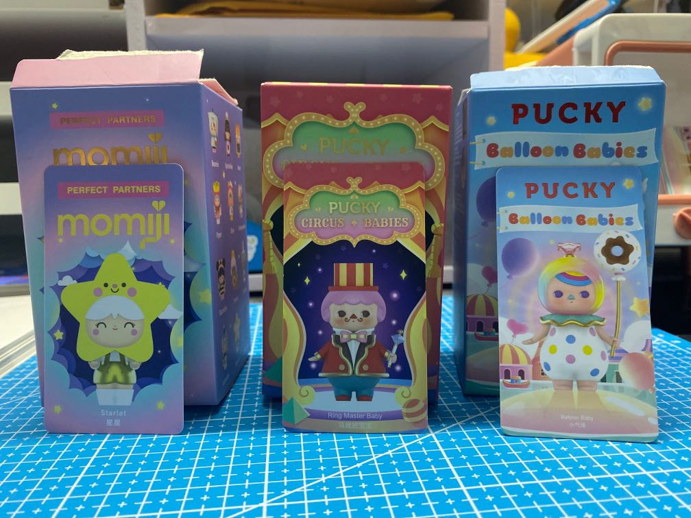 WTT POPMART Pucky Circus, Balloon Babies and Momiji Perfect Partners ...