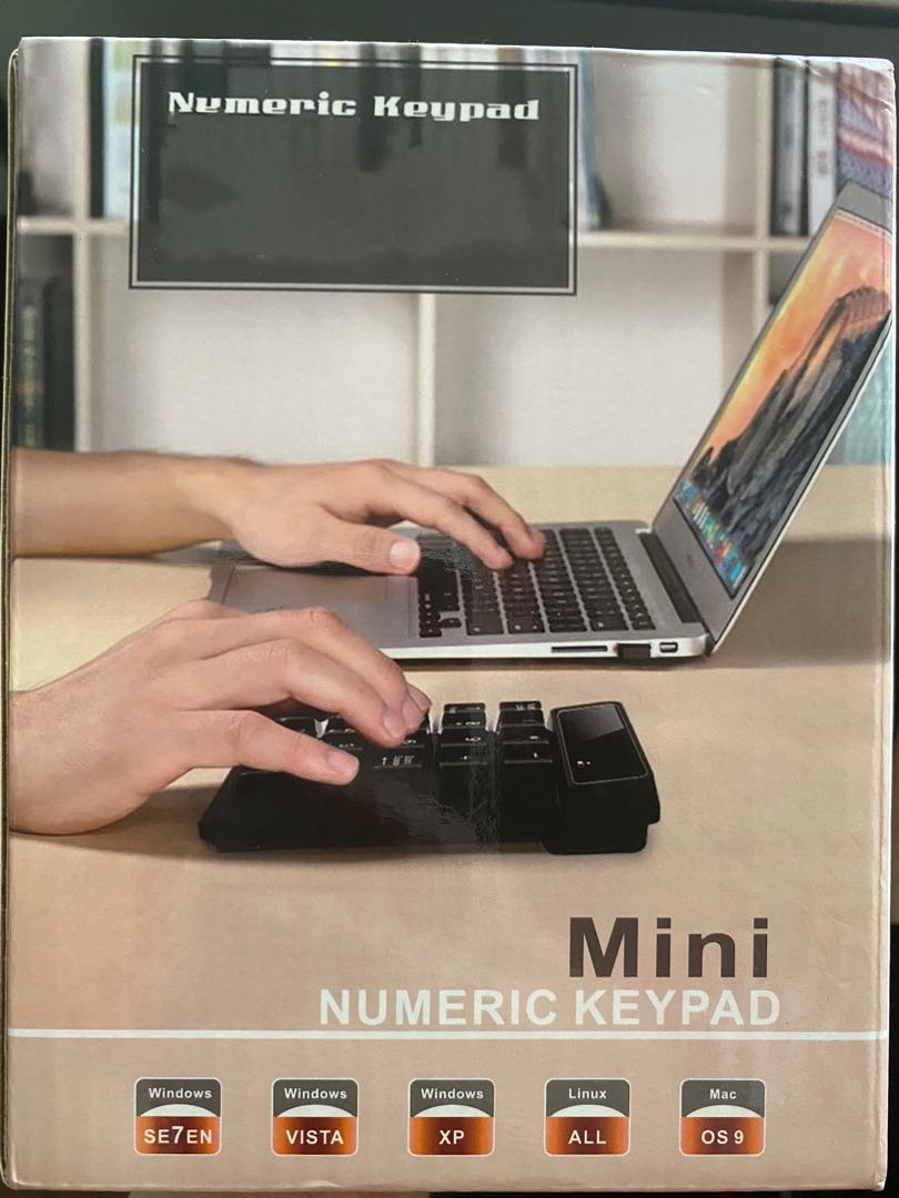 2.4GhZ Wireless numeric keypad mechanical feel, Computers & Tech, Parts & Accessories, Computer ...