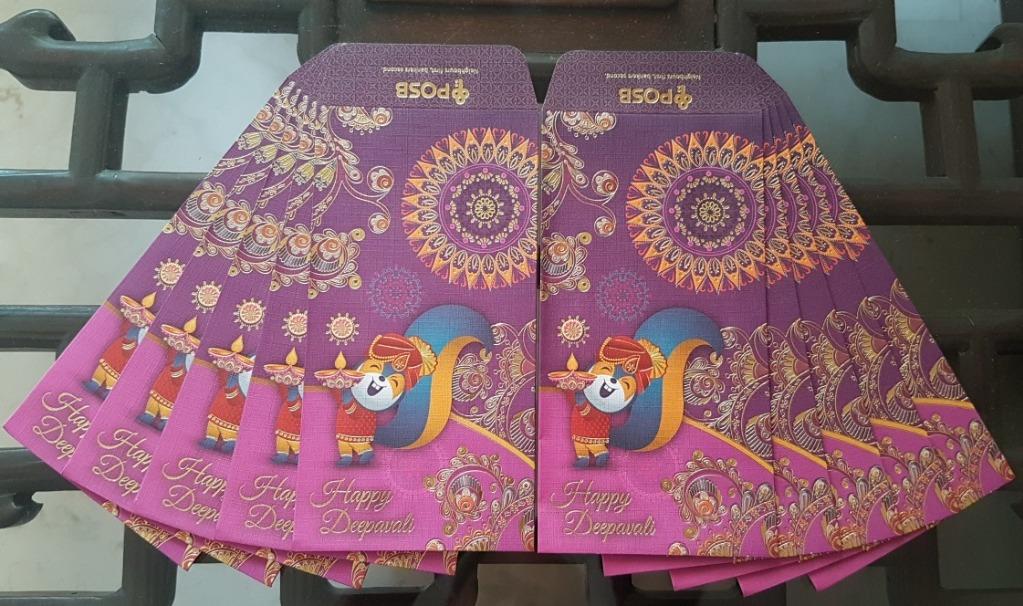 8/10 pcs DBS / POSB Hari Raya / Deepavali Packet / Sampul Duit / Ang ...