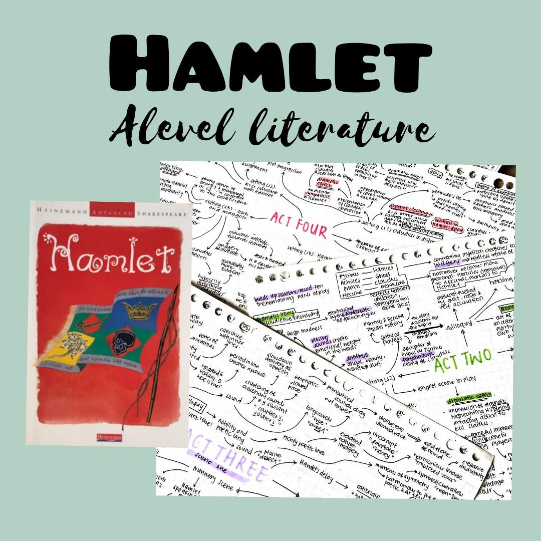 ALEVEL Literature Hamlet notes, Hobbies & Toys, Books & Magazines ...