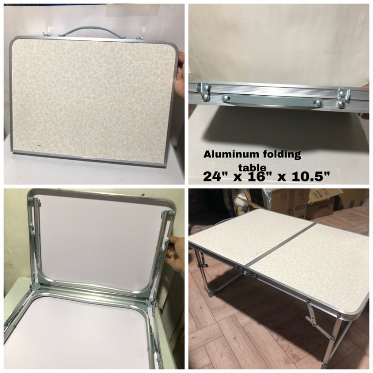 Aluminum portable table, Furniture & Home Living, Furniture, Tables ...